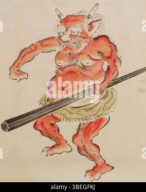 Demon, a supernatural being in mythology and folklore Stock Photo - Alamy