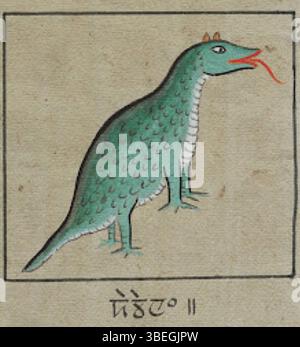 This illustration from a manuscript, dating to the 18th or 19th century ...