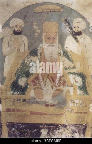 Mural of Salig Ram, also known as Huzur Maharaj, the second leader of ...