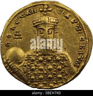 Roman gold coin of Emperor Constantine Stock Photo - Alamy