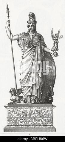 The 'Pallas Athena' artwork depicts the Greek goddess of wisdom, Pallas ...