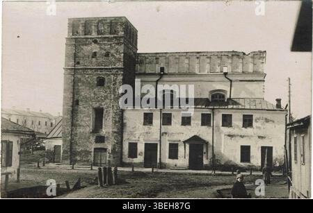 Luck (Lutsk) Great Synagogue -postcard from 1916 Stock Photo - Alamy
