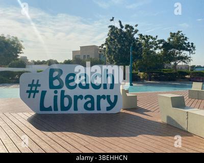 Beach Library, Dubai Stock Photo - Alamy
