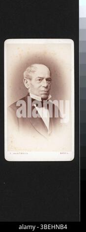 Black-and-white photograph of Daniel Albert Fechter, taken between 1860 ...