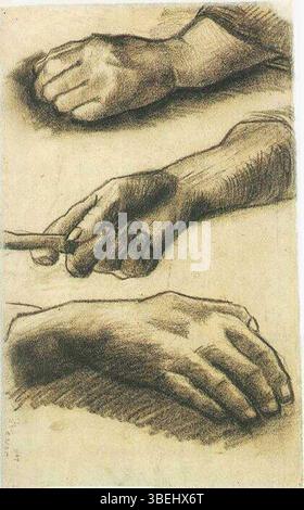 Vincent Van Gogh - Three Hands C 1884 Stock Photo - Alamy