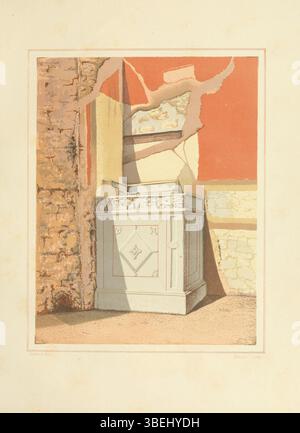 Lararium in the House of L Caecilius Jucundus Pompeii by Luigi Bazzani ...