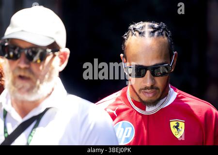 BARCELONA - Lewis Hamilton (Ferrari) ahead of the Formula 1 Barcelona ...