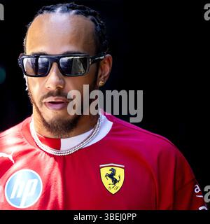 BARCELONA - Lewis Hamilton (Ferrari) ahead of the Formula 1 Barcelona ...