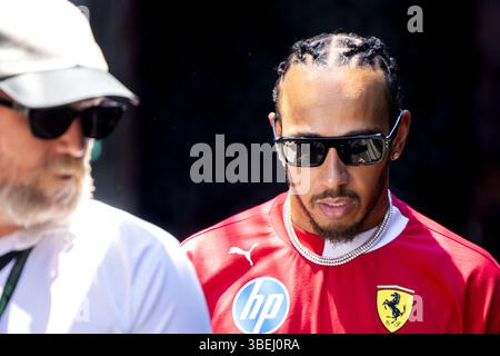 BARCELONA - Lewis Hamilton (Ferrari) ahead of the Formula 1 Barcelona ...