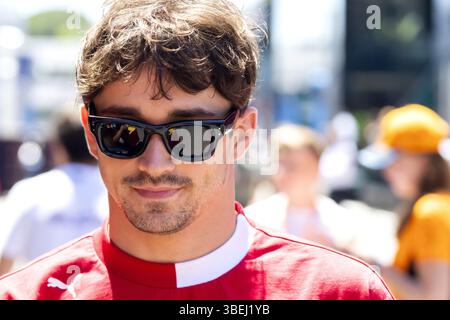 BARCELONA - Charles Leclerc (Ferrari) ahead of the Formula 1 Barcelona ...