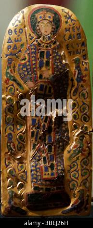 The Byzantine Empress Theodora I in her imperial box in the Hippodrome ...