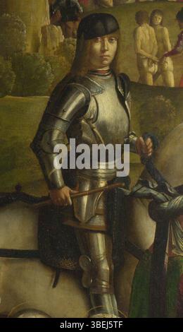 Figure from a 16th-century calvary in the province of Burgos Stock ...