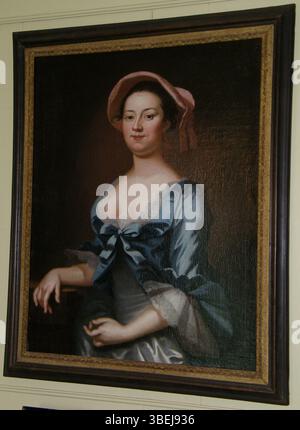 Portrait of Elizabeth Hill Carter Stock Photo - Alamy