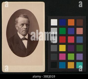 A black and white photograph of Samuel Preiswerk-Sarasin, taken between ...