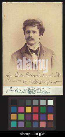 This black-and-white photograph, created around 1922, depicts Emil ...