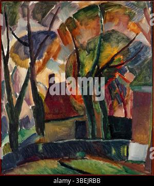 Farm at Beemster 1915 by Leo Gestel Stock Photo - Alamy