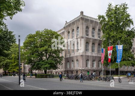 RWTH, Hauptgebäude und Rektorat am Templergraben - Aachen, Nordrhein-Westfalen, Deutschland ...