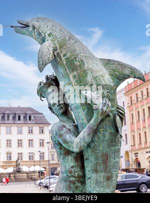 Arion Fountain ( Arionova kasna ), Olomouc, Czech Republic / Czechia ...