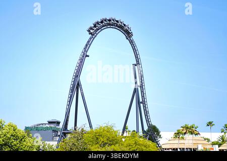 Velocicoaster at Universal Islands of Adventure Stock Photo - Alamy