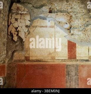 This image shows the West Wall Upper Zone Center of the House of the ...