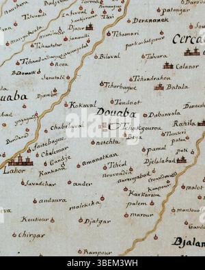Detail of the tract of land in the Lahore-Amritsar region of the Bari ...