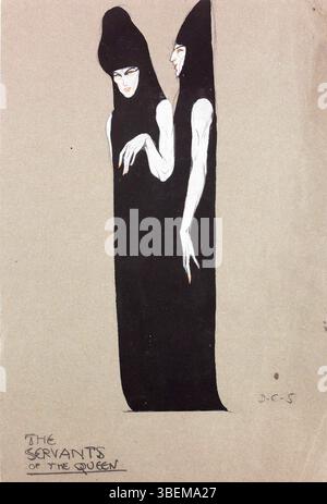 Dorothy C Smyth, Servants of the Queen, Costume Design for Oscar Wilde ...