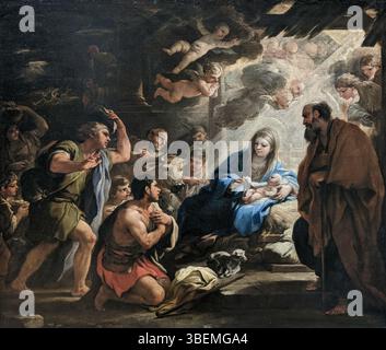 This painting by Luca Giordano depicts the moment in the epic poem ...