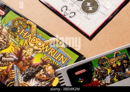 Shadowrun - SNES Super Nintendo - Editorial use only Stock Photo - Alamy