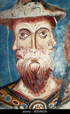 This Janus figure represents the dual-faced Roman god of beginnings and ...