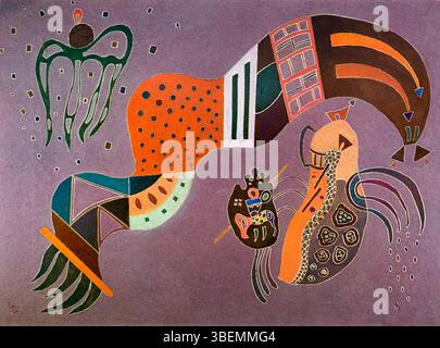 'L'Élan tempéré' (Tempered Elan) is a painting by Wassily Kandinsky ...
