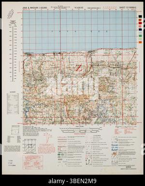 This map of Java and Madura, produced by the US Defence Mapping Agency ...