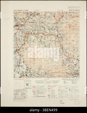 This topographic map of Java and Madura islands, produced by the US ...
