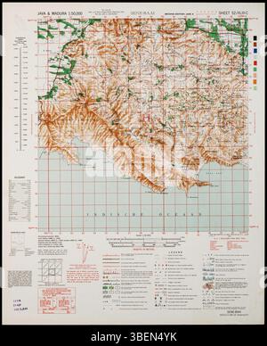 A part of the Java & Madura topographic map series created by the US ...