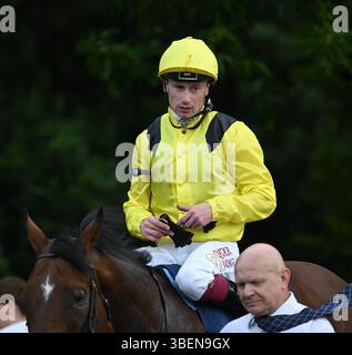 Jockey Oisin Murphy at Sandown Park Racecourse. Picture date: Thursday ...