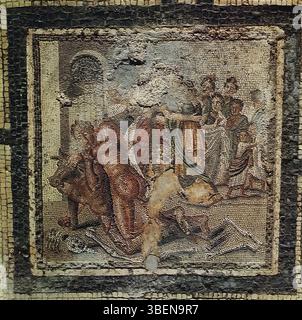 This 1st-century BCE mosaic from the House of Orion illustrates the ...