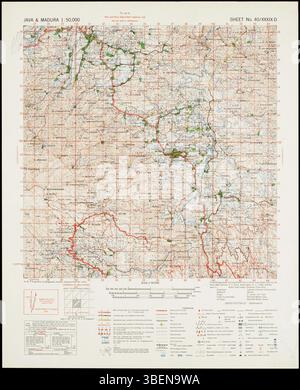 This topographic map of Java & Madura, produced by the U.S. Defence ...