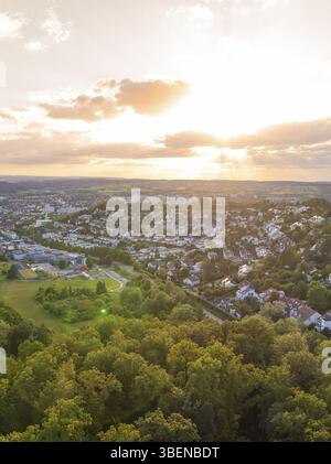 View over Leonberg to the Engelberg Tower Stock Photo - Alamy