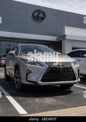 Indianapolis - May 26, 2025: Lexus TX 350 AWD luxury SUV display. Lexus ...