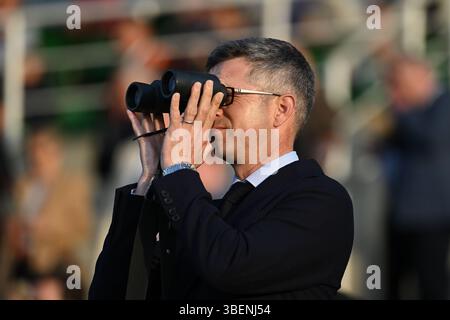 Racegoers at Sandown Park Racecourse, Esher. Picture date: Friday July ...