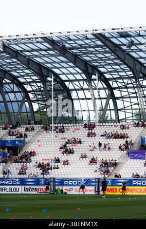 Stade des Alpes during the French Second Division Soccer Championship ...