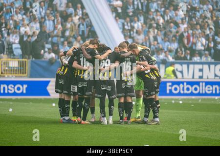 Malmoe, Sweden. 29th May, 2025. Simon Gustafson (14) of BK Hacken and ...