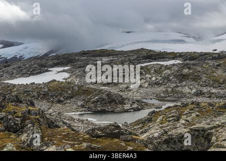 Summit plateau of the Stryn Mountains Stock Photo - Alamy