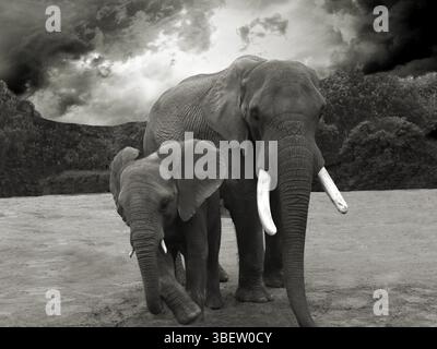 African elephant (African Elephantus Stock Photo - Alamy