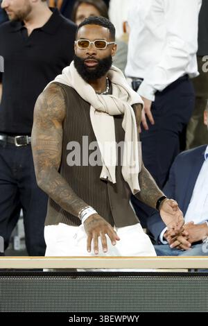 Odell Beckham Jr. attends the Roland Garros 2025 tournament on June 8 ...