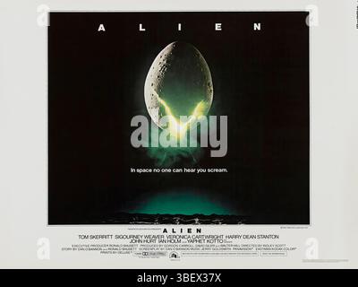ALIEN - Original Movie Poster Stock Photo - Alamy