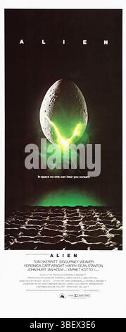 ALIEN - Original Movie Poster Stock Photo - Alamy