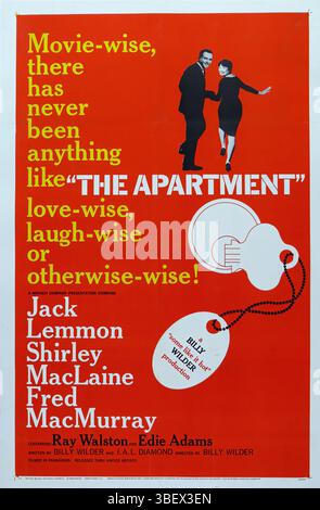 THE APARTMENT - Original Movie Poster Stock Photo - Alamy