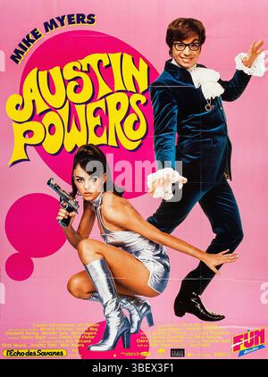 AUSTIN POWERS - Original Movie Poster Stock Photo - Alamy