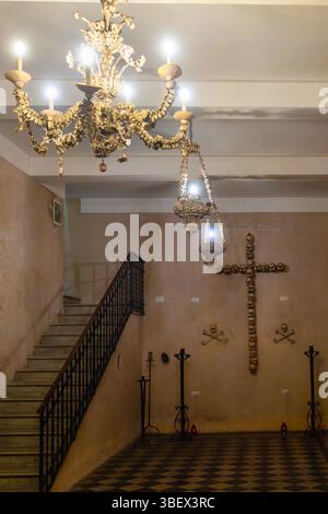 Rome Lazio Italy. The Capuchin Crypt comprises several tiny chapels ...