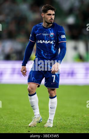 Pedro Neto of Chelsea FC looks on during the FIFA Club World Cup semi ...